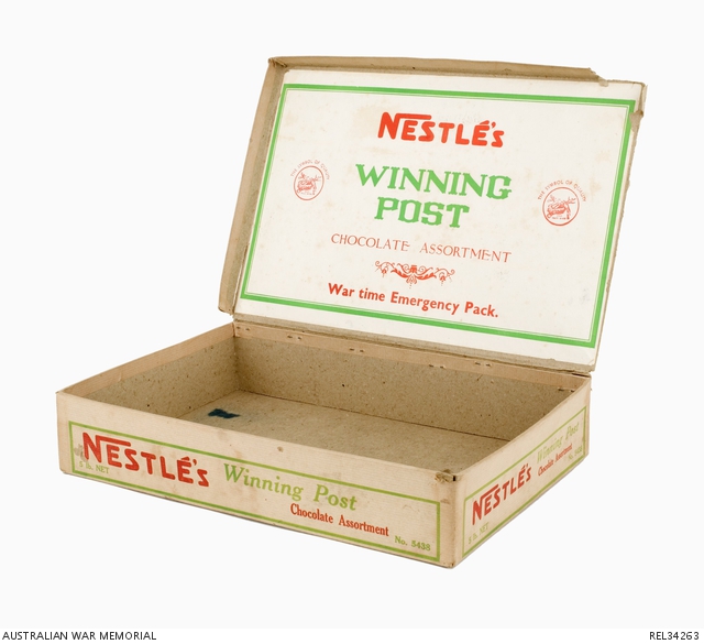 Nestle 'Winning Post' chocolate assortment - War time Emergency Pack ...