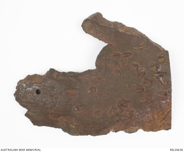 Bomb fragment from first air raid on Darwin | Australian War Memorial