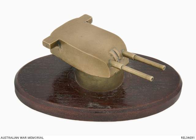 Model of an 8 inch naval gun turret : Petty Officer C G Grosvenor, HMS ...