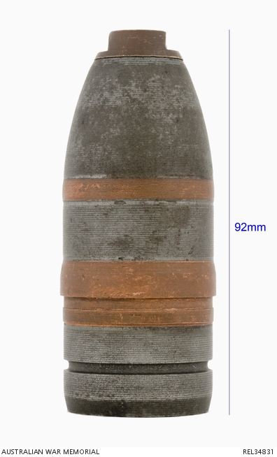 37 mm Hotchkiss Projectile | Australian War Memorial