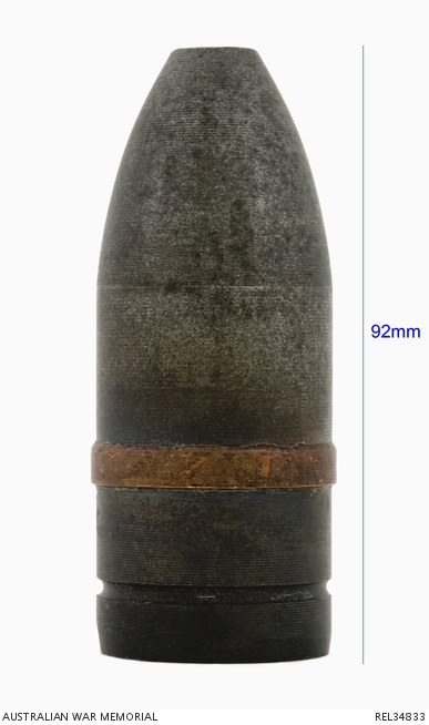 37 mm Hotchkiss Projectile | Australian War Memorial