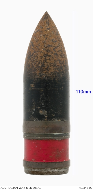 37 mm Hotchkiss Projectile | Australian War Memorial