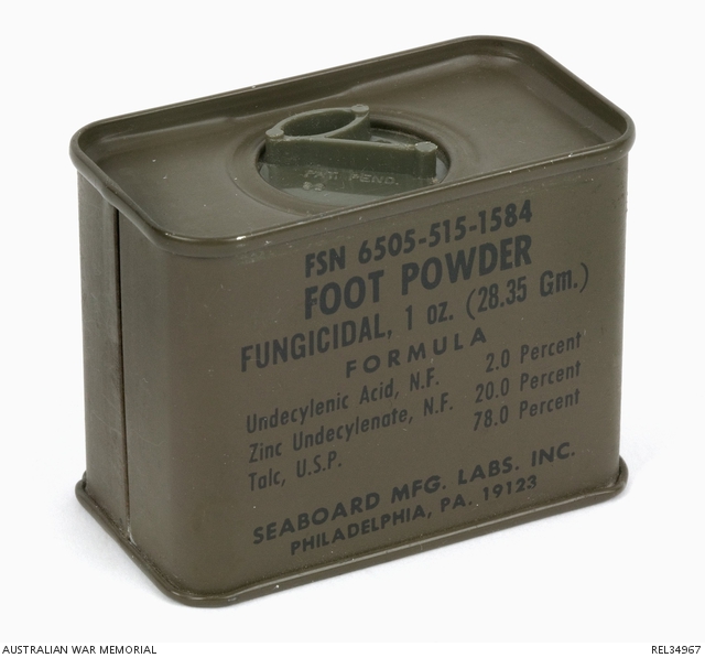 Foot powder : Private R J Barry, 6 Battalion, The Royal Australian ...