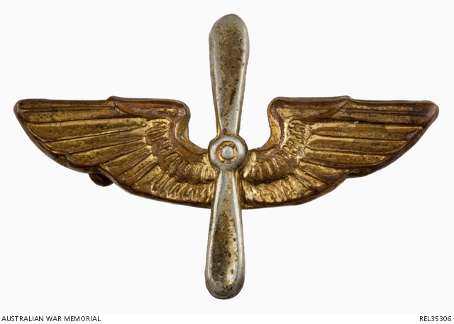 United States Air Force collar badge : Flying Officer A Burnard, 2 ...