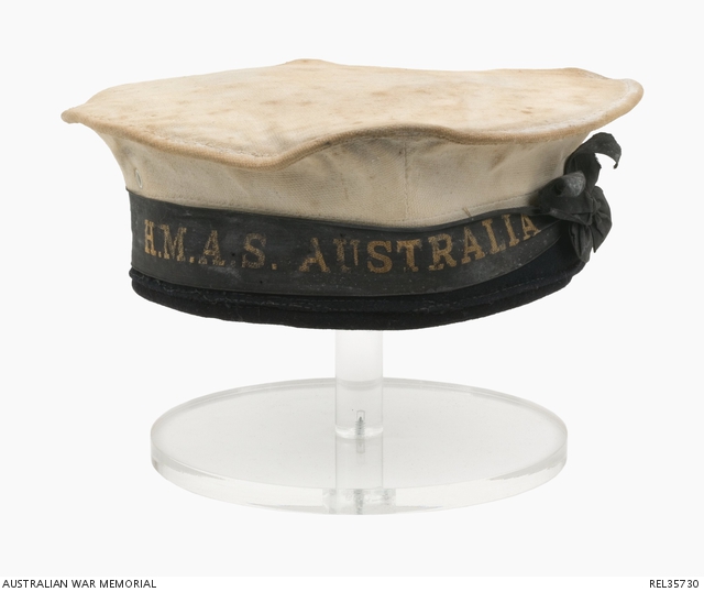 Sailor's cap : Stoker W R R Burnett, HMAS Australia | Australian War ...
