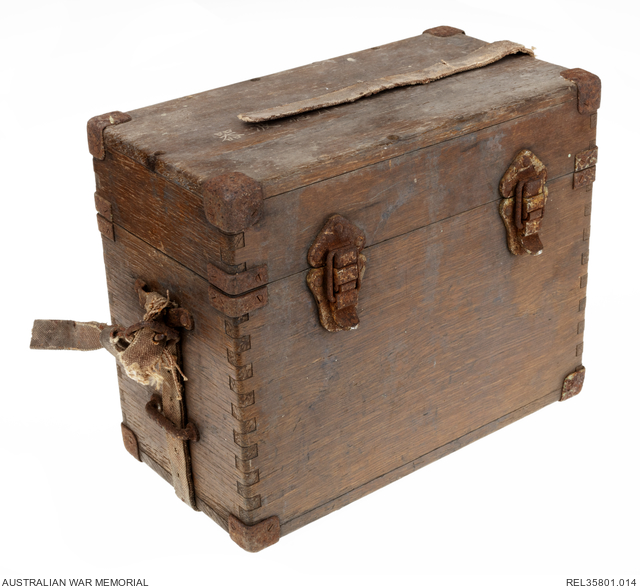 Japanese wooden field-telephone box: Merchant Seaman Francis Smith ...