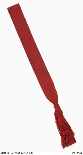 Sash : Sergeant Major S Holmes, 4 Regiment New South Wales Volunteer ...