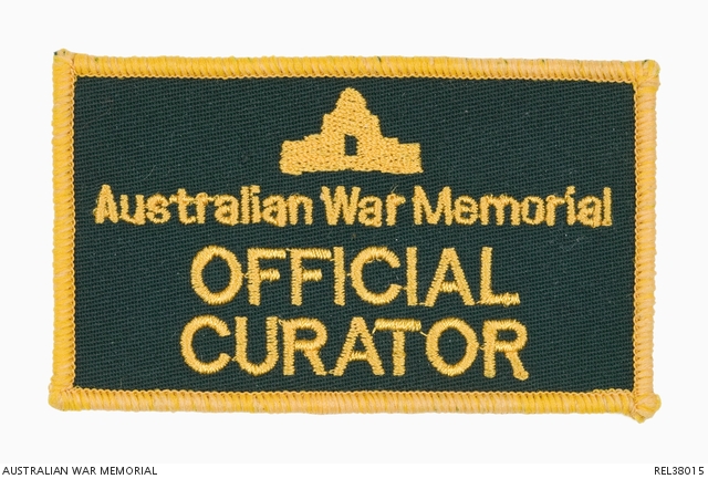 Shoulder title : Australian War Memorial Official Curator | Australian ...
