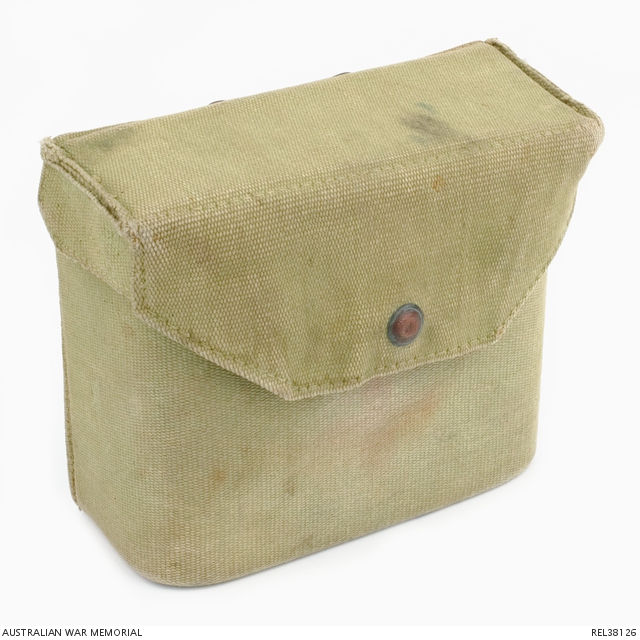 Pattern 37 Binocular case : Captain M T Turrell, Australian Infantry ...