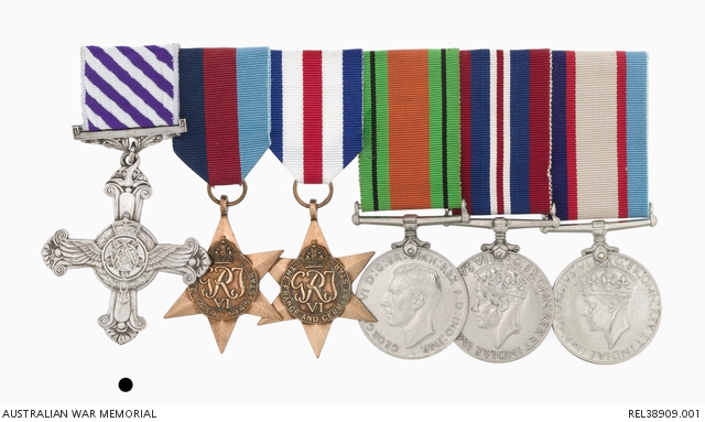 Distinguished Flying Cross : Flying Officer W P Ryan, 97 Squadron RAF ...