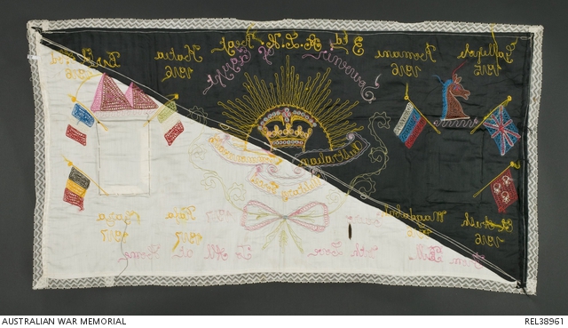 'Souvenir of Egypt' table runner : 3 Light Horse Regiment | Australian ...