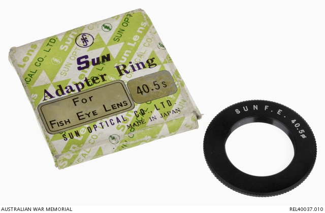 Sun Optical fish eye lens adaptor ring no 40.5s: Raeburn Trindall ...