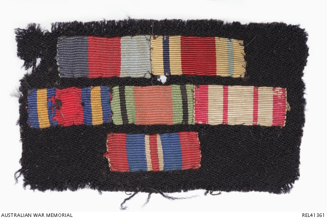 Ribbon bars : Leading Seaman V P Sotheren, RAN | Australian War Memorial