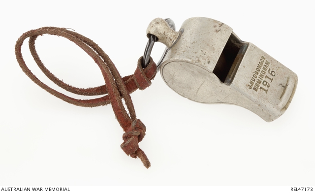 General service whistle : Sergeant A E Lock, 2 Field Artillery Brigade ...