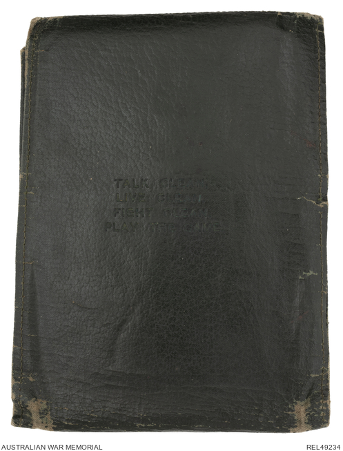 YMCA pouch : 6277 Private Moss Valentine Brasington, 17th Battalion AIF ...