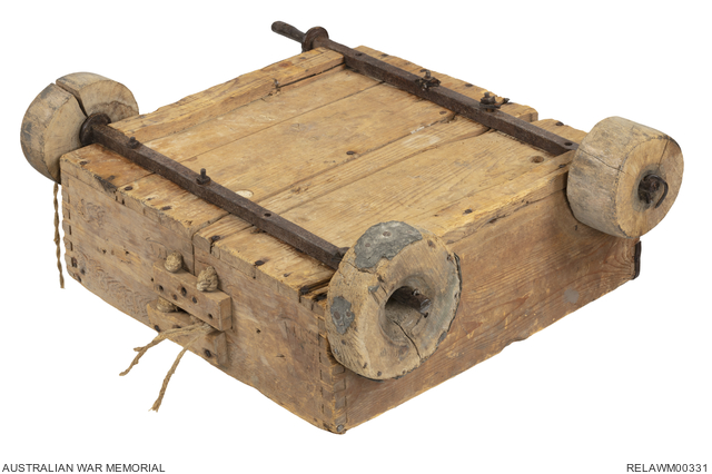Turkish improvised wooden trolley : Lone Pine, Gallipoli | Australian ...