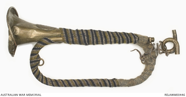 Turkish cavalry trumpet found in Palestine : Lieutenant A S Murray ...