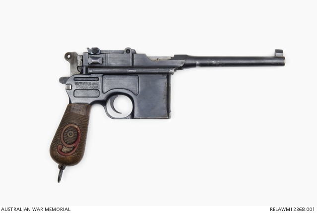 Mauser C96 'Red 9' Pistol: Captain George Hurbert Wilkins, AIF Official ...