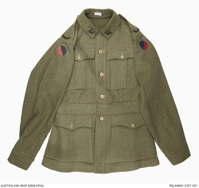 Other Ranks service dress jacket : 4 Division Artillery, AIF ...