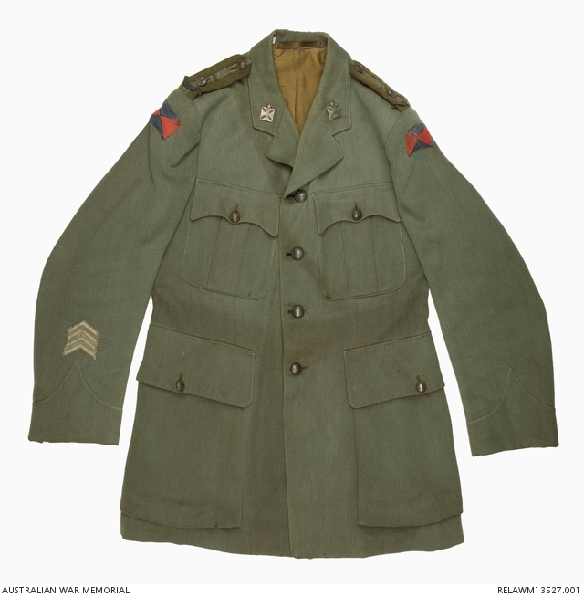 Service dress jacket : Chaplain C H Edwards, AIF | Australian War Memorial