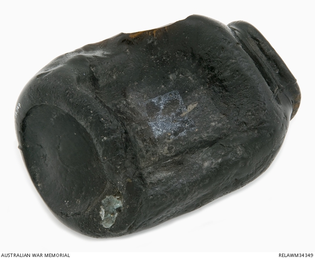 Melted jar, atomic blast Hiroshima | Australian War Memorial