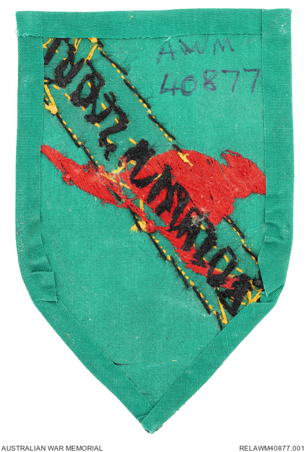 Embroidered cloth badge : Bushman Scout, 1st Australian Reinforcement ...