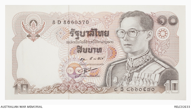 Cambodian 10 rials note: D S Gibbons, Photojournalist | Australian War ...