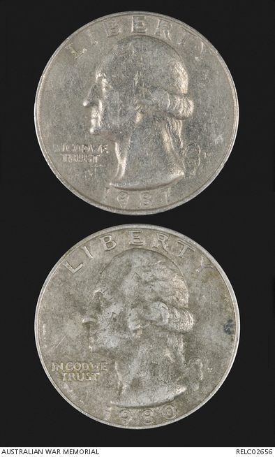 United States Quarter Dollar Coin : Trooper R G J Khanlarian, 2 Cavalry ...