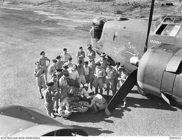 Digri, Bengal, India. 1944-11-28. Elevated view of members of No. 159 ...