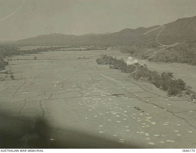 In the Arakan area of Burma. c. 21 February 1945. Slow Douglas C47 ...