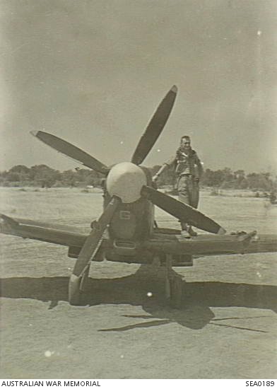 Ywadon, Central Burma. 19 March 1945. Flying with No. 17 (Spitfire ...