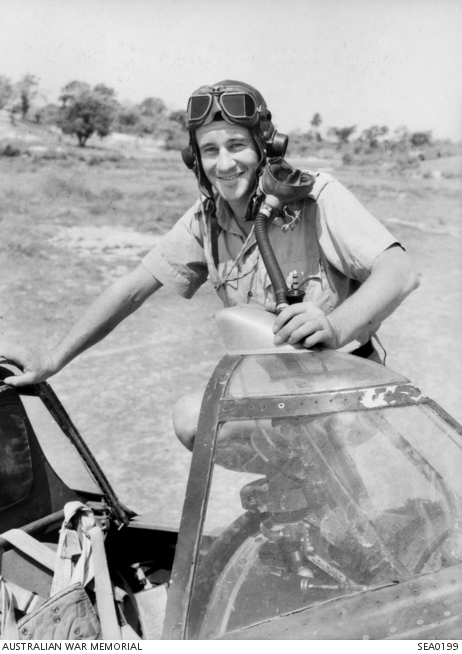 Nazir, Arakan, Burma. 31 March 1945. 405530 Flying Officer Jim Oliff ...