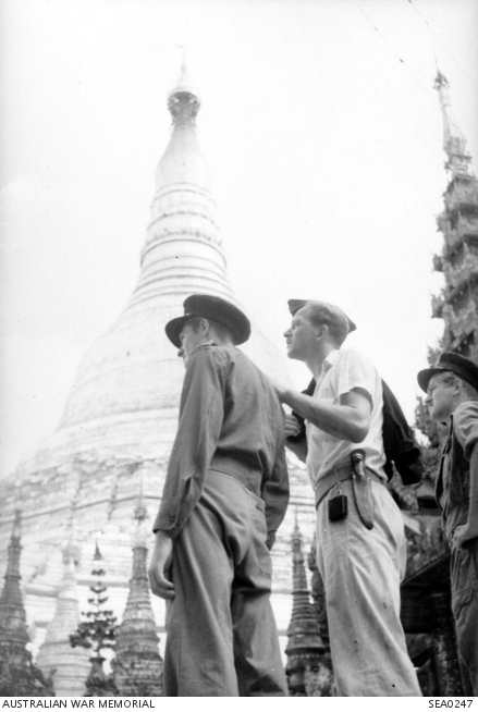 Rangoon, Burma. 19 May 1945. RAAF pilots in No. 273 Squadron, the first ...