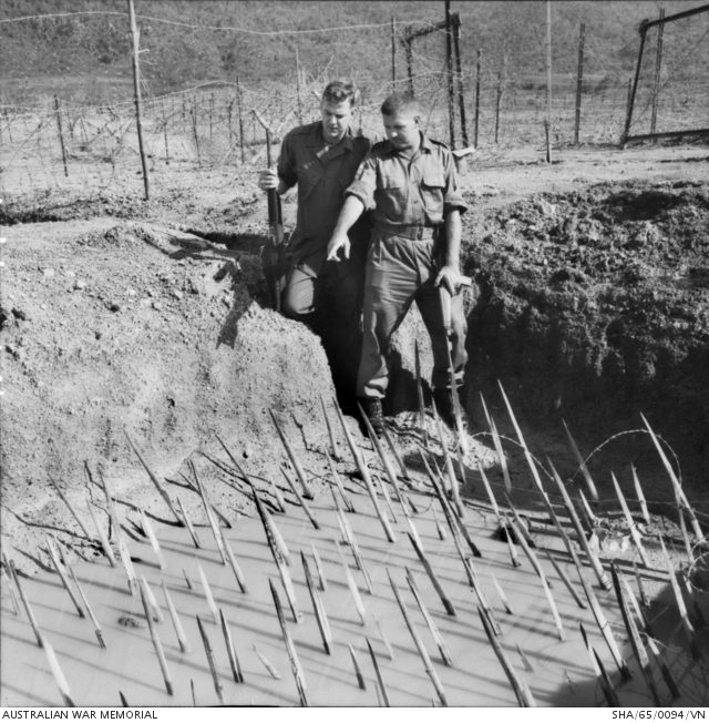 Warrant Officer Class 2 (WO2) G Nietz with WO2 R J (Butch) Swanton ...