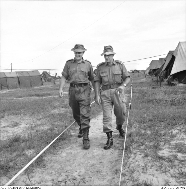 Vietnam. 1965. Lieutenant Colonel I. R. W. Brumfield, Commanding ...
