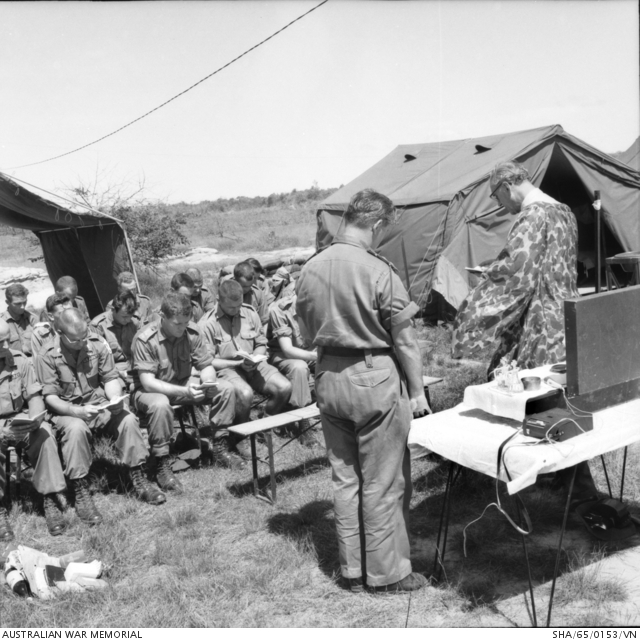 Bien Hoa, Vietnam. 1965-11. The Anglican Primate of Australia, Dr H. R ...