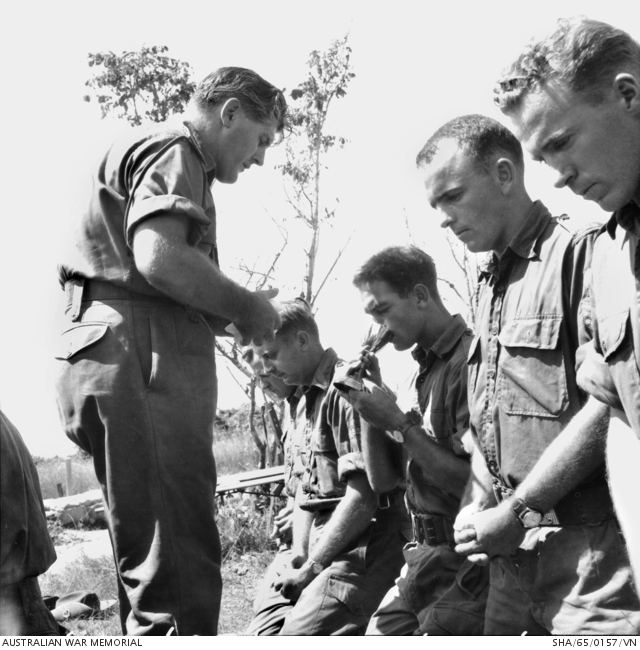 Bien Hoa, Vietnam. 1965-11. Captain Kevin Hoffman of Sydney, NSW, a ...