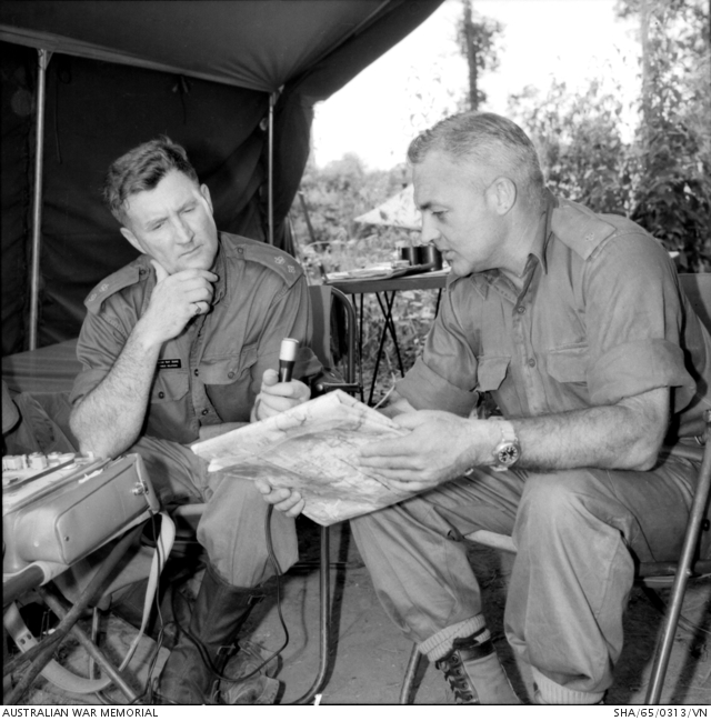 Lieutenant Colonel A. V. Preece of Brisbane, Qld (right), the new ...