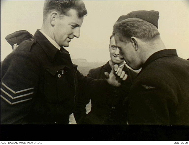 Drem, Scotland. C. 1942-07. Portrait of 403319 Sergeant R. G. Clemesha ...