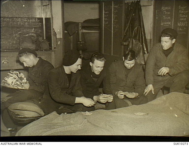 Wales. C. 1941-10. Group portrait of some armourers of No. 456 Squadron ...