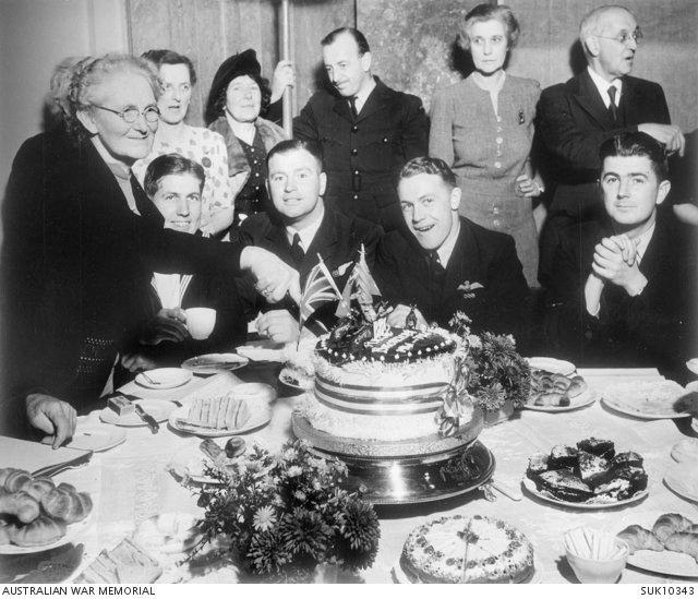 London, England. 1942-10-02. During the party held at Australia House ...