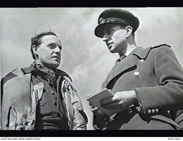 RAF Station, Redhill, England. C. 1942-04. Portrait of Squadron Leader ...