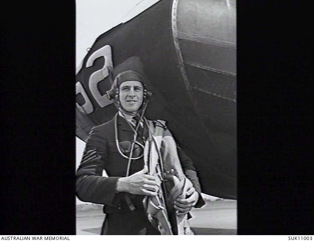 UK. C. 1943-06. Portrait of 416610 Flight Sergeant N. Pfeiffer of ...