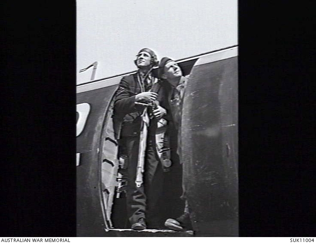 UK. C. 1943-06. Portrait of 416610 Flight Sergeant N. Pfeiffer of ...