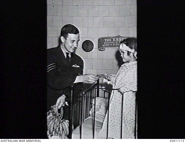 Whilst on leave 416002 Sergeant Pilot Thomas Venables (Tom) Holland ...