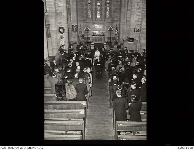 Scotland. 1944-01-08. The wedding of Wing Commander J. N. Davenport DFC ...
