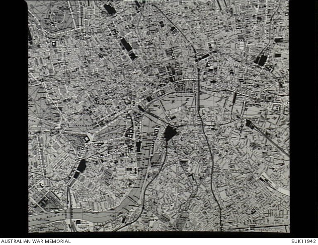 London, England. C. 1944-02. This map of London to the same scale as ...