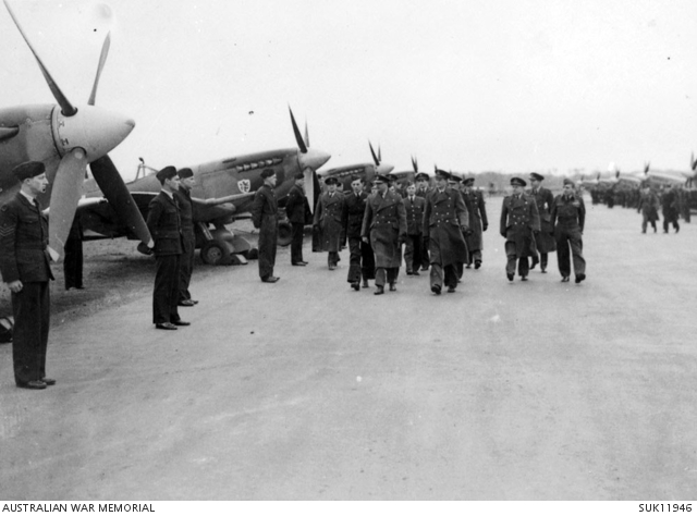 RAF Station Ford Sussex, England. C. 1944-03. The Duke of Gloucester ...