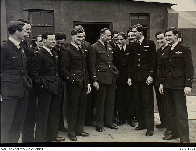 RAF Station Ford Sussex, England. C. 1944-03. During a visit to No. 453 ...