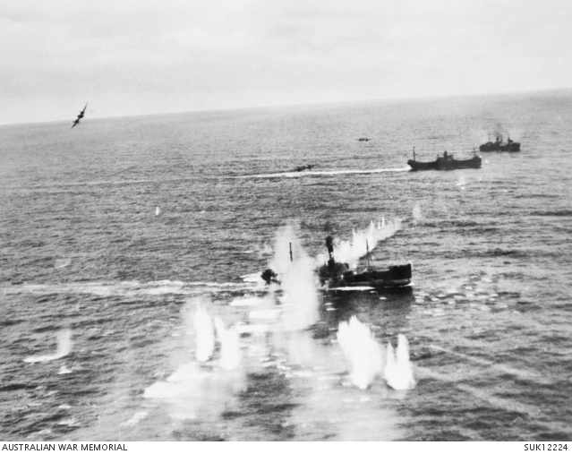 North Sea. C. 1944-05. Beaufighter aircraft of No. 455 Squadron RAAF of ...